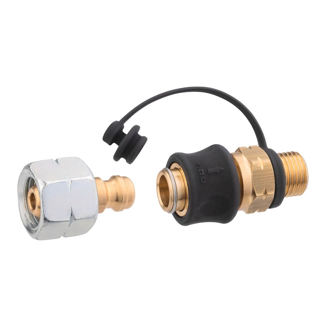 GOK Steckkupplung SET SKU-QR PS5bar G1/4 LH-KN x SKU und STN x G1/4 LH-UEM